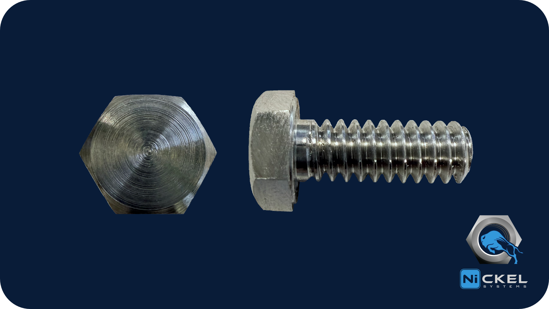 Hex Head Machine Screws | Screws | Nickel Systems