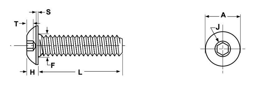 Button Socket Cap Screws | Cap Screws | Nickel Systems
