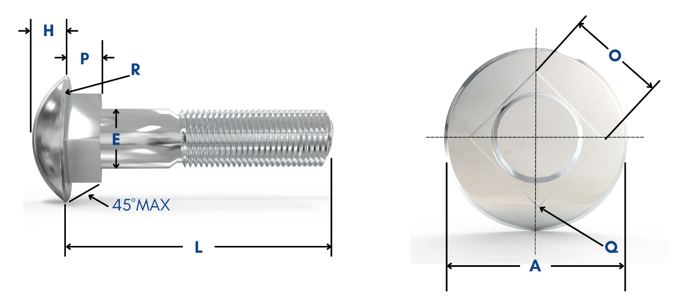 Carriage Bolts Available | Bolt Products | Nickel Systems