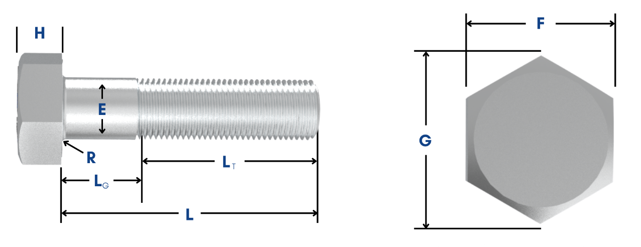 Heavy Hex Bolt Dimensions - Infoupdate.org
