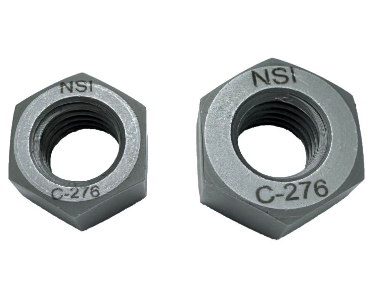 Finished Hex Nuts compared to Heavy Hex Nuts | Nickel Systems