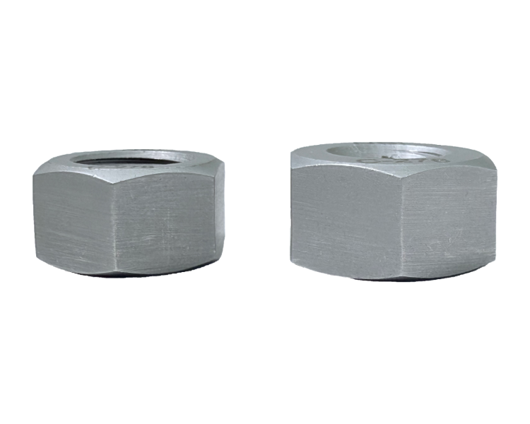 Finished Hex Nuts compared to Heavy Hex Nuts | Nickel Systems
