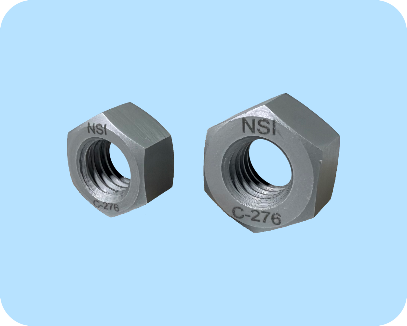 Finished Hex Nuts compared to Heavy Hex Nuts | Nickel Systems