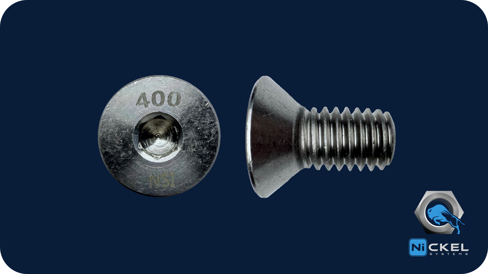 Flat Socket cap screws | Socket Cap Screws | Nickel Systems