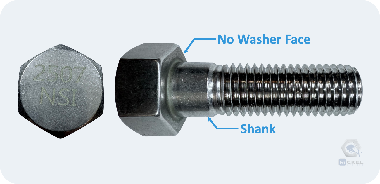 Hex Head Cap Screws Available | Bolts | Nickel Systems