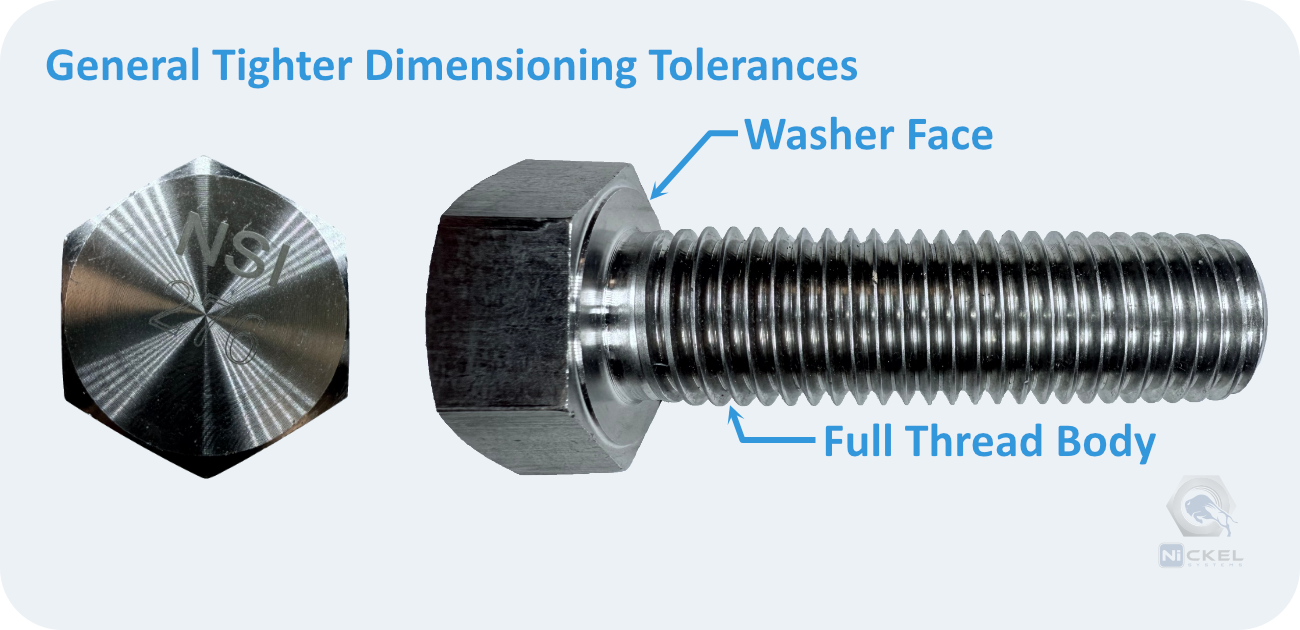 Hex Head Cap Screws Available | Bolts | Nickel Systems