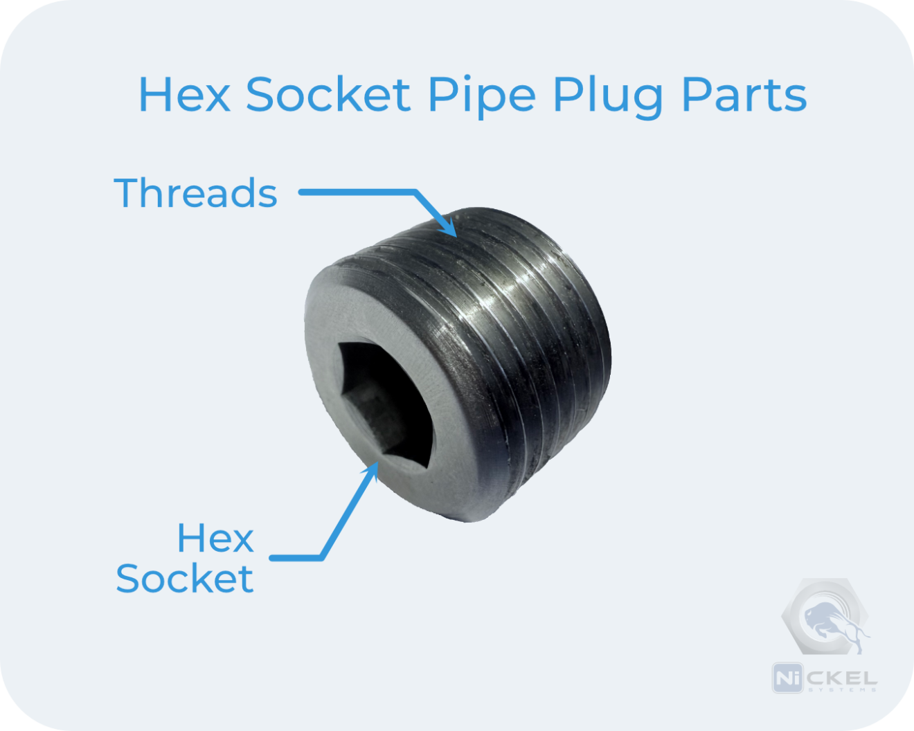 Hex Socket Pipe Plugs | Products | Nickel Systems